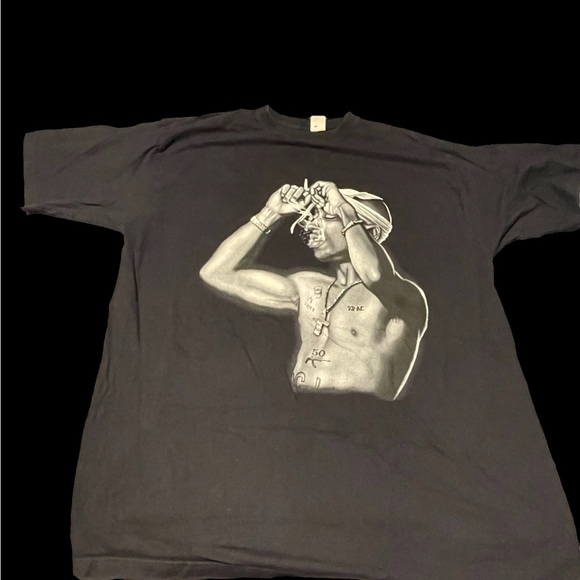 2Pac | Shirts | Tupac 2pac Studded Jewels Makaveli Brand Black T Shirt ...